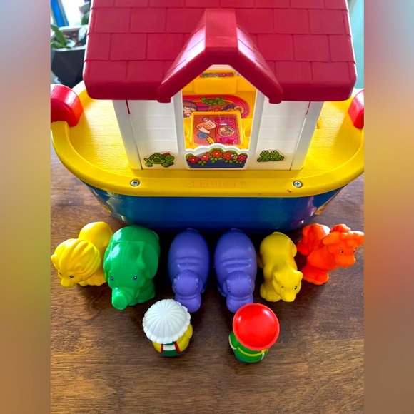 Shelcore | Toys | Vintage Shelcore Noahs Ark Playset Animals And People ...